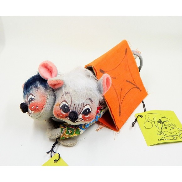 Annalee | Accents | Annalee Mobilitee Doll Two Mice In A Tent Camping ...